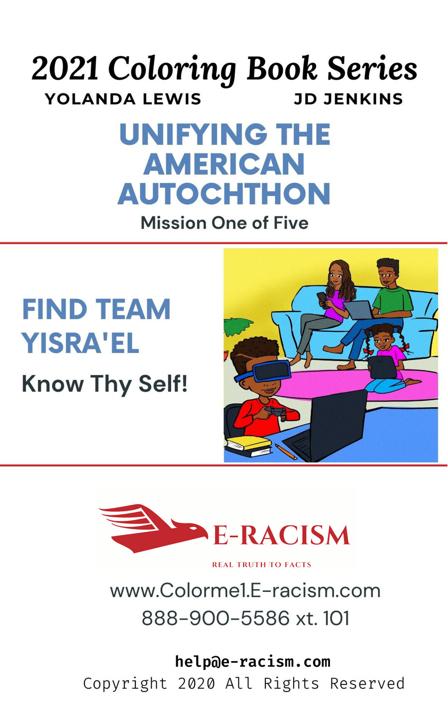 E-Racism 2021 Digital Coloring Book Series One of Five by Yolanda ...
