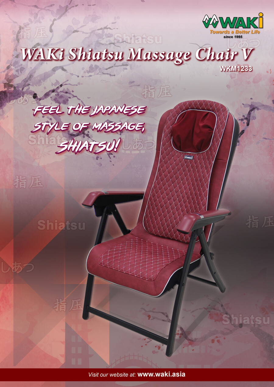WAKi Shiatsu Massage Chair V (English) by WAKi WORLD - Flipsnack