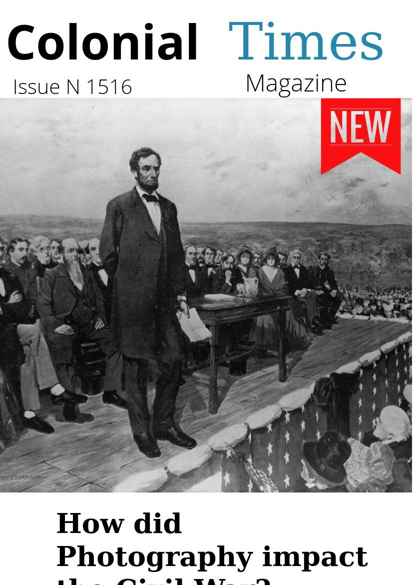 How Photography influenced the Civil War by Justin Slater - Flipsnack