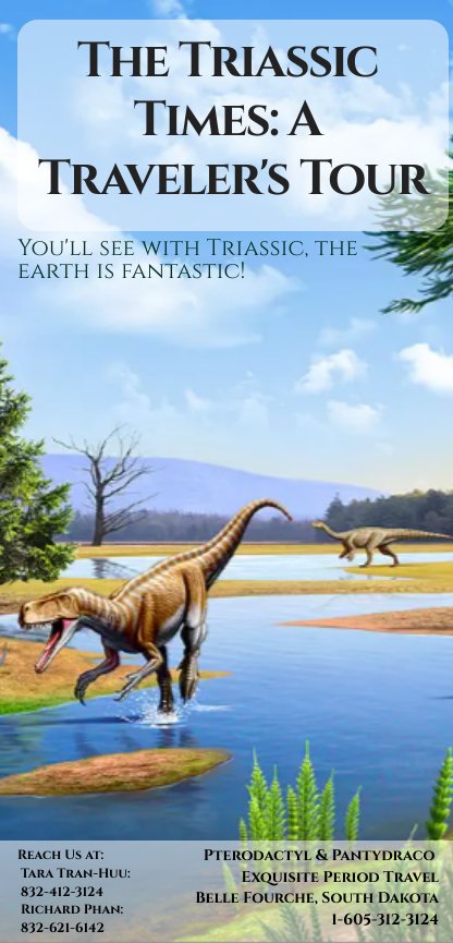 Geological Time Travel Brochure Project by Tara Tran - Flipsnack