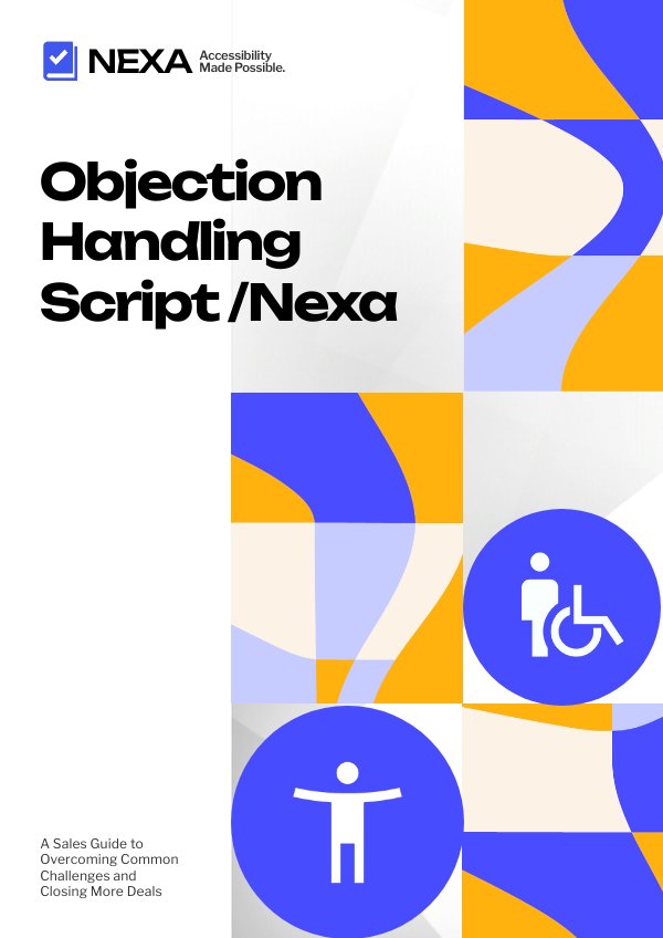 Objection Handling Script Template by Flipsnack templates - Flipsnack