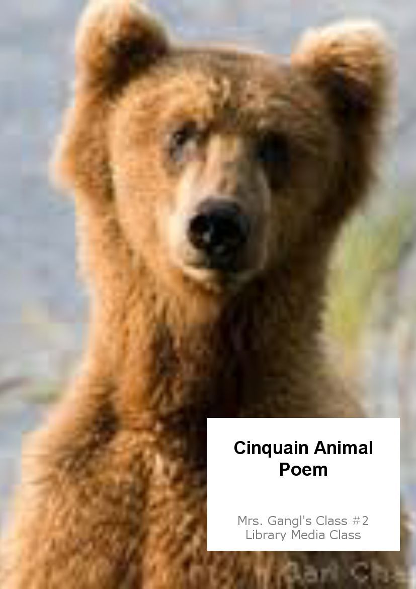 Cinquain Animal Poems Mrs. Gangl #2 by Nicole Roach - Flipsnack