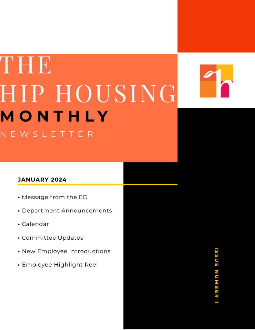 Monthly Newsletter Template by Katie McDonald - Flipsnack