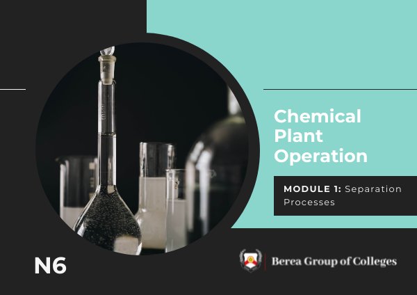 Chemical Plant Operation N6 Module 1 by E-Publishing - Flipsnack