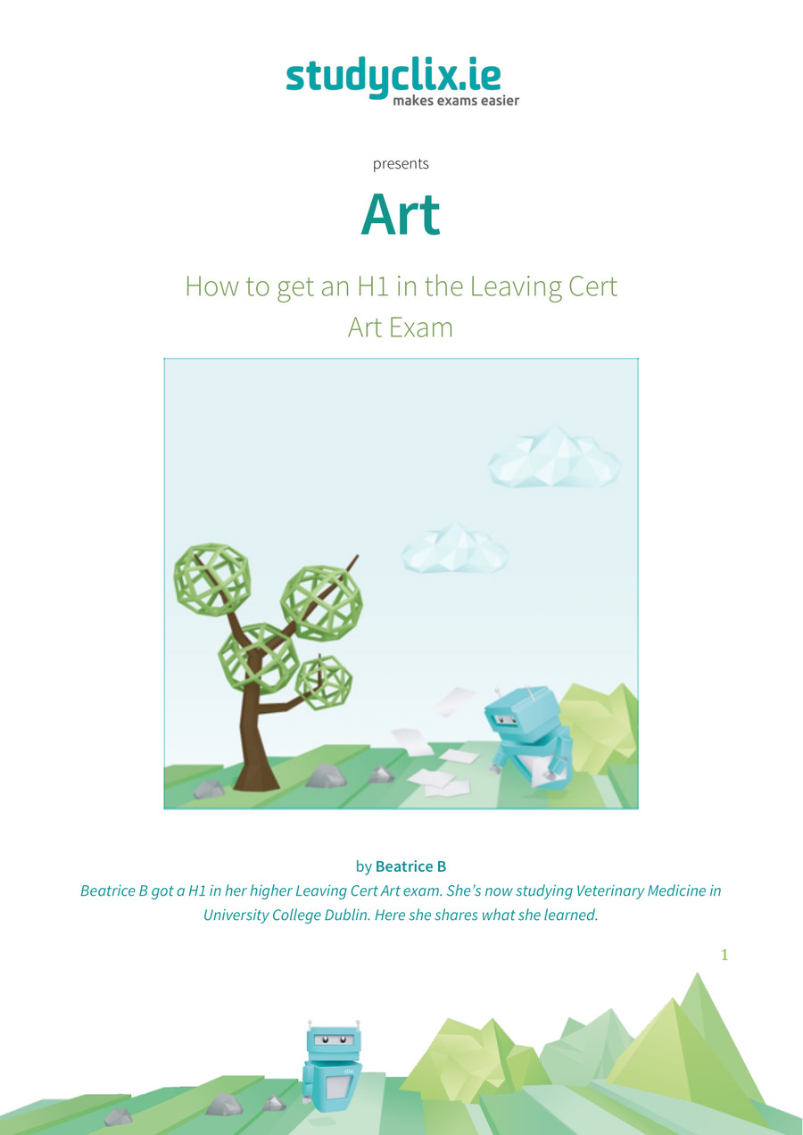 Guide -How to get a H1 in LC Art by Eimear Dinneen - Flipsnack