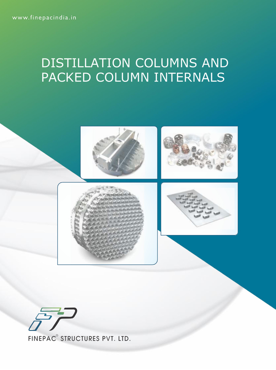 Distillation Column And Packed Column Internals by Finepack Structures ...