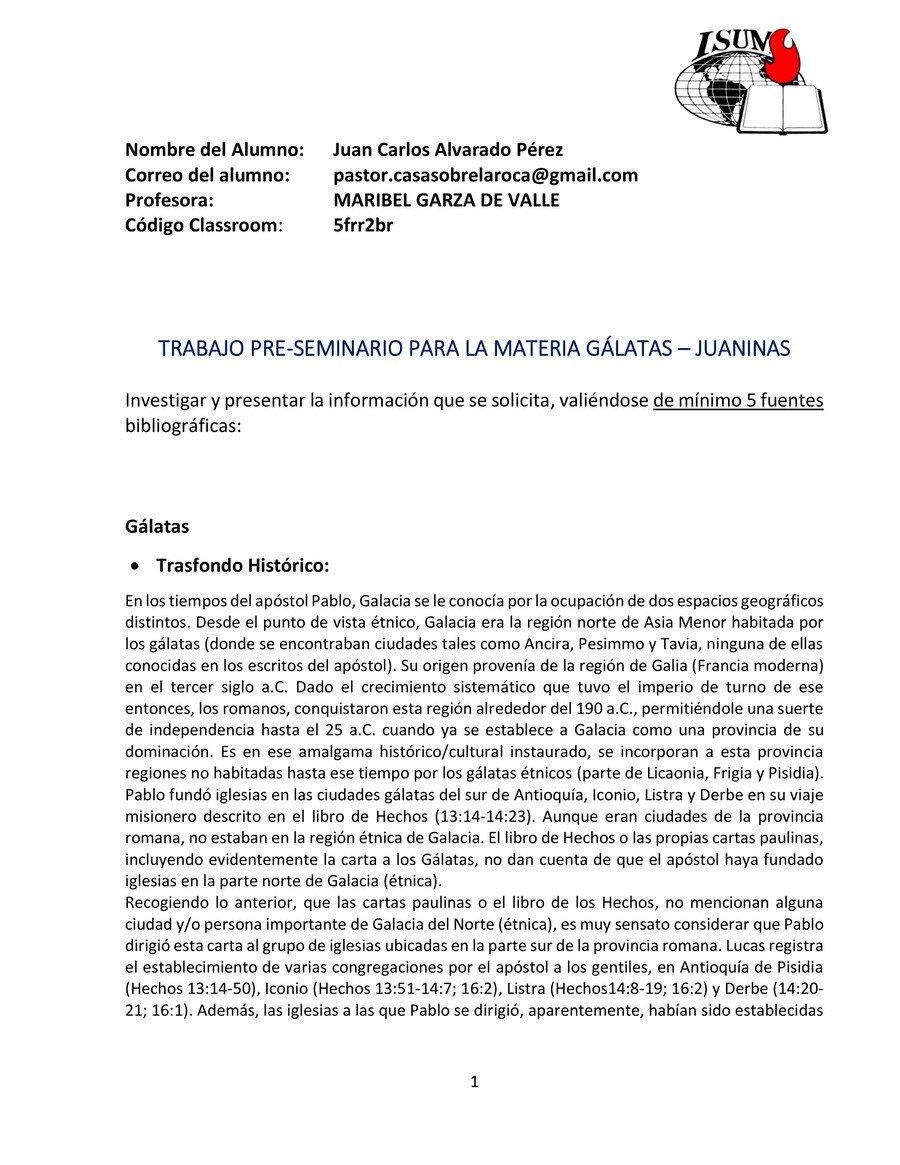 Gálatas – Juaninas by Juan Carlos Alvarado - Flipsnack