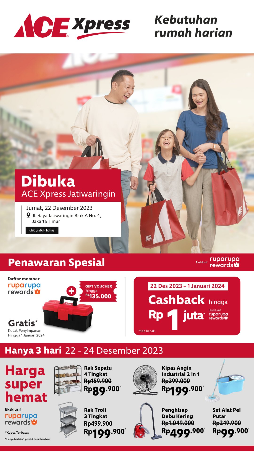 E-flyer Opening ACE Xpress Jatiwaringin by ACE Indonesia - Flipsnack