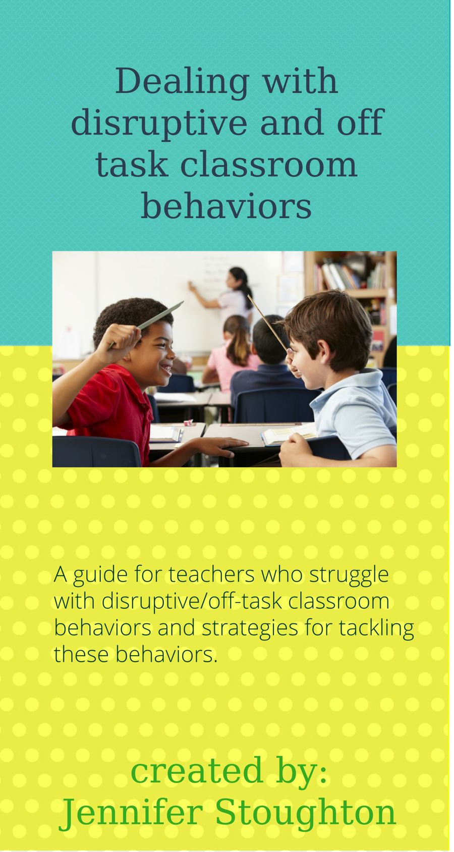 Disruptive and Off-task Behaviors by jlstoughton - Flipsnack