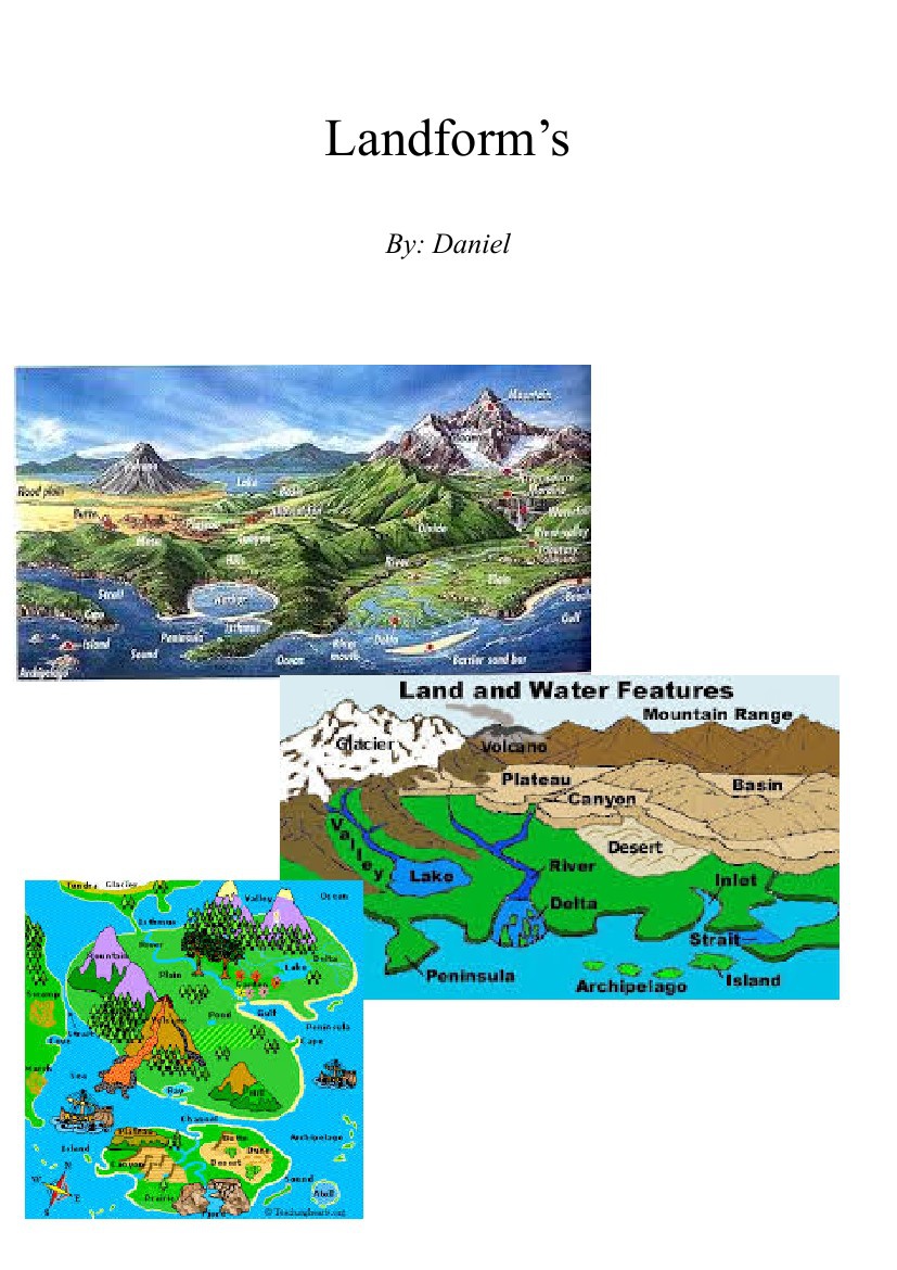 Landforms by Daniel - Flipsnack