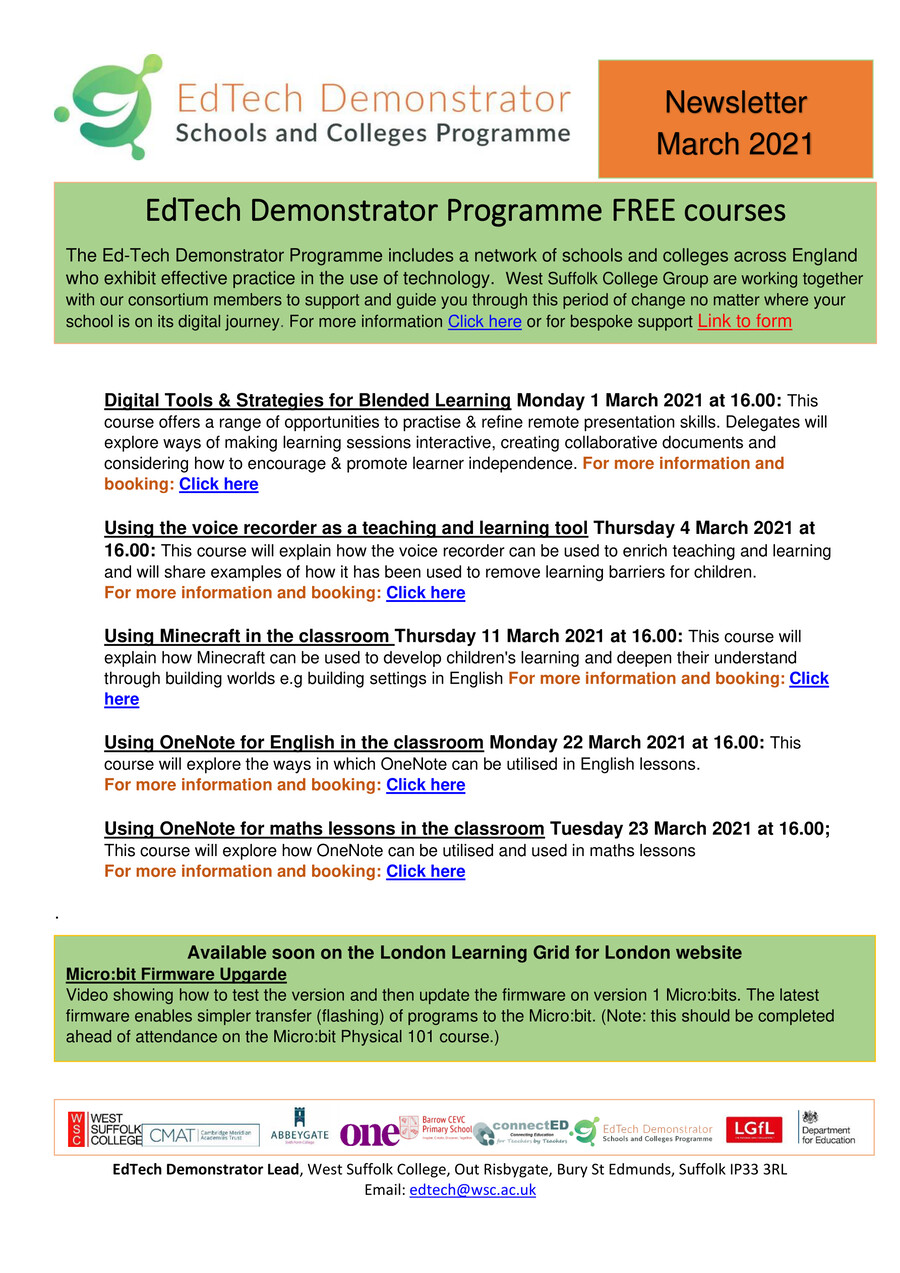 March 2021 Newsletter Secondary schools - EDTech by Eastern... - Flipsnack