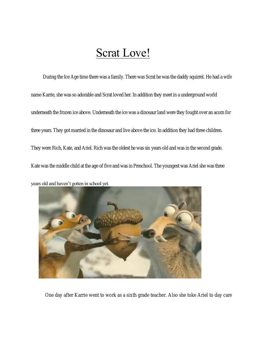 Scrat Story by Stephanie - Flipsnack
