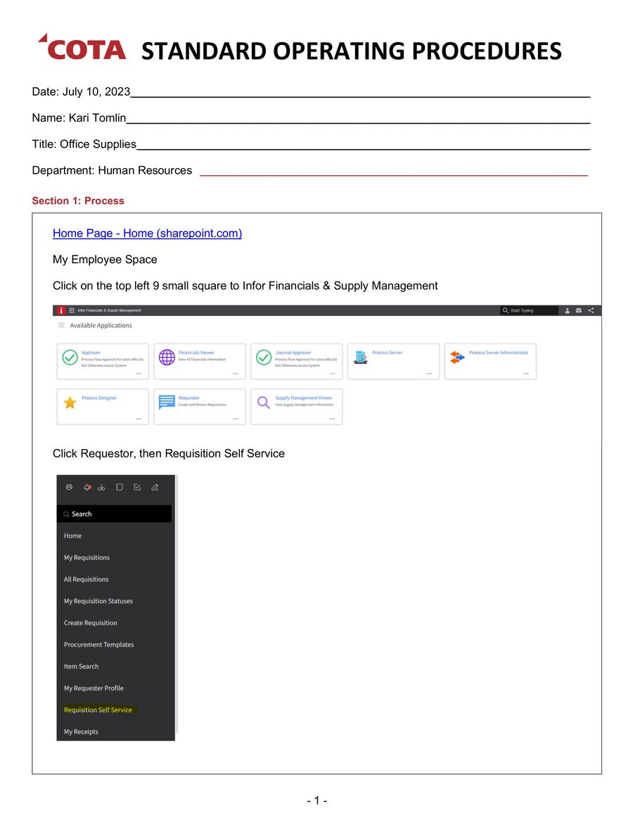 Standard Operating Procedures - Human Resources by Kari Tomlin - Flipsnack