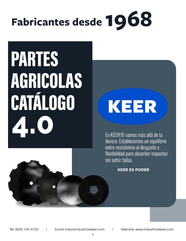 CATÁLOGO Industrias KEER by Pablo Chavira - Flipsnack