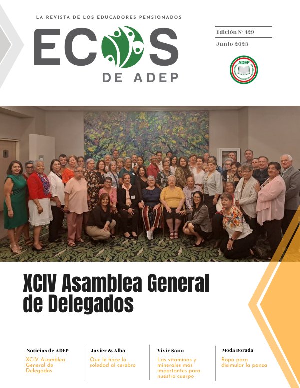 JUNIO 2023 Nº429 REVISTA ECOS DE ADEP by Revista Ecos de Adep - Flipsnack