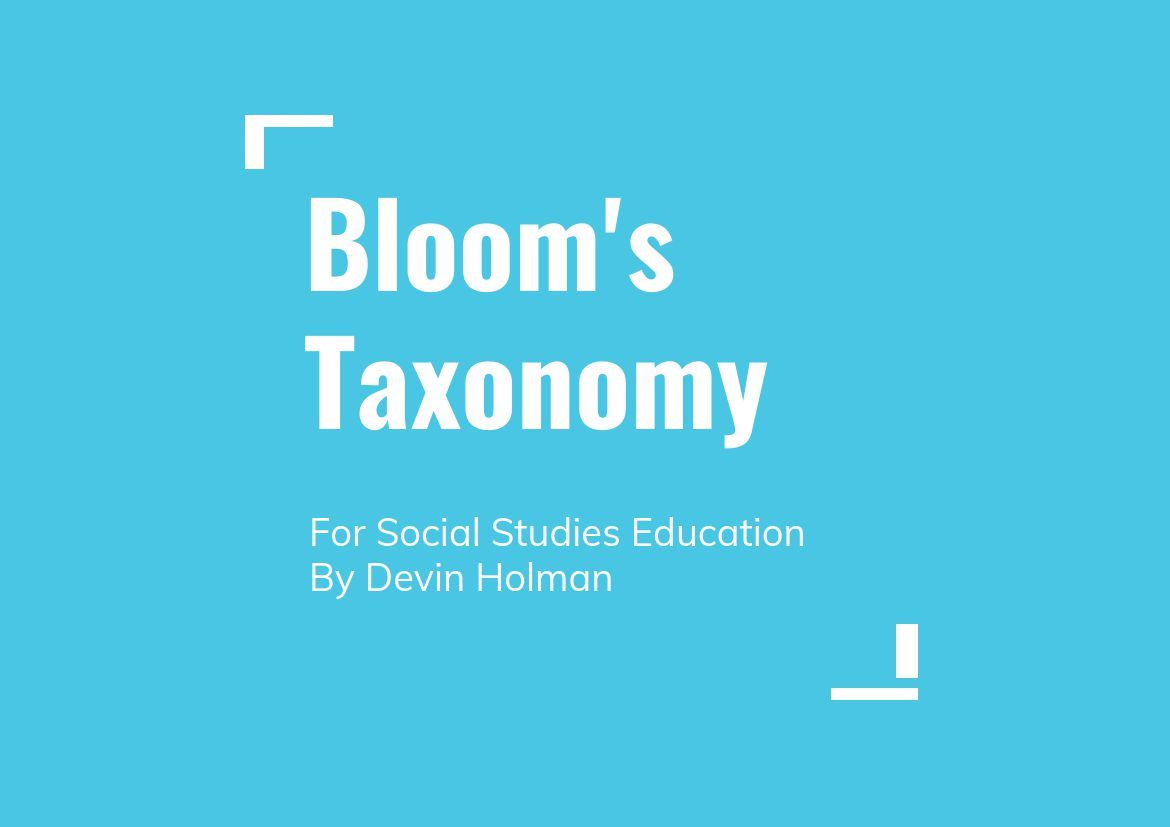 Devin Holman Blooms Taxonomy by dnholman - Flipsnack