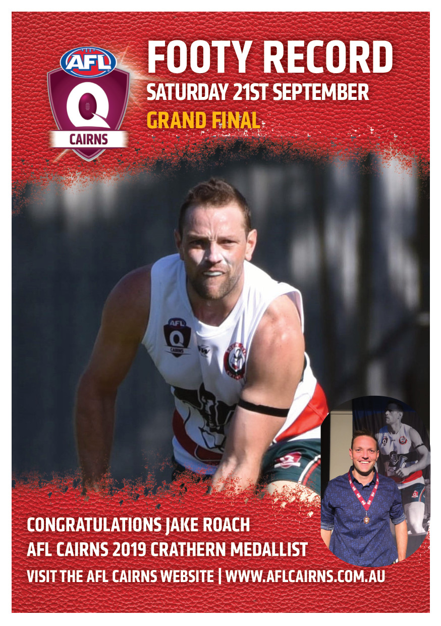 AFL Cairns 2019 Grand Final Footy Record by AFLCairns - Flipsnack