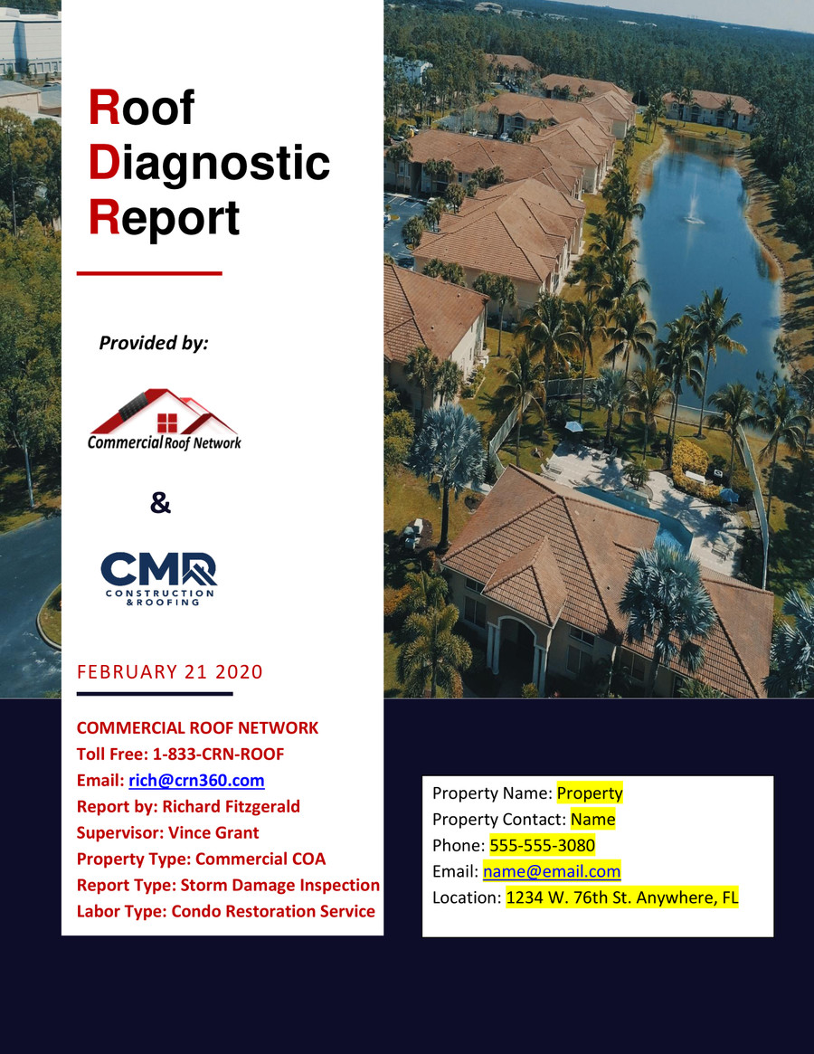 Roof Diagnostic Report Example by... - Flipsnack