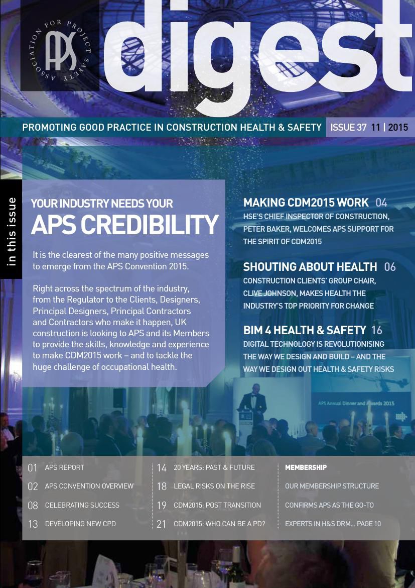APS DIGEST Magazine Issue 37. Nov 2015. Digital by Matt - Flipsnack