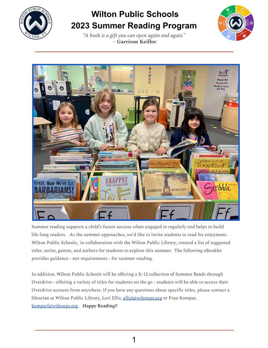 2023 WPS Summer Reading Program (1) by Fran Kompar - Flipsnack