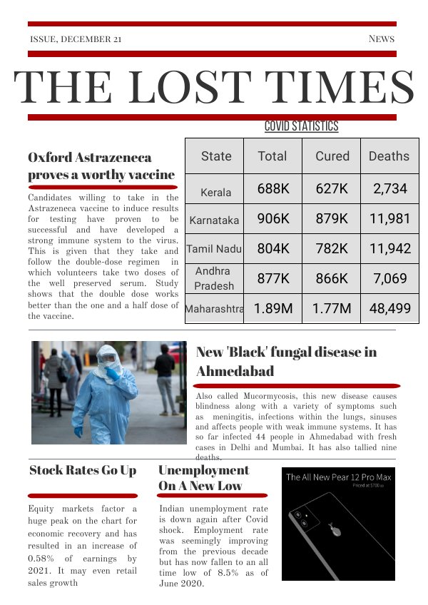 Grade 8A Newspaper, Issue December 21 by rohan nyamagoud - Flipsnack