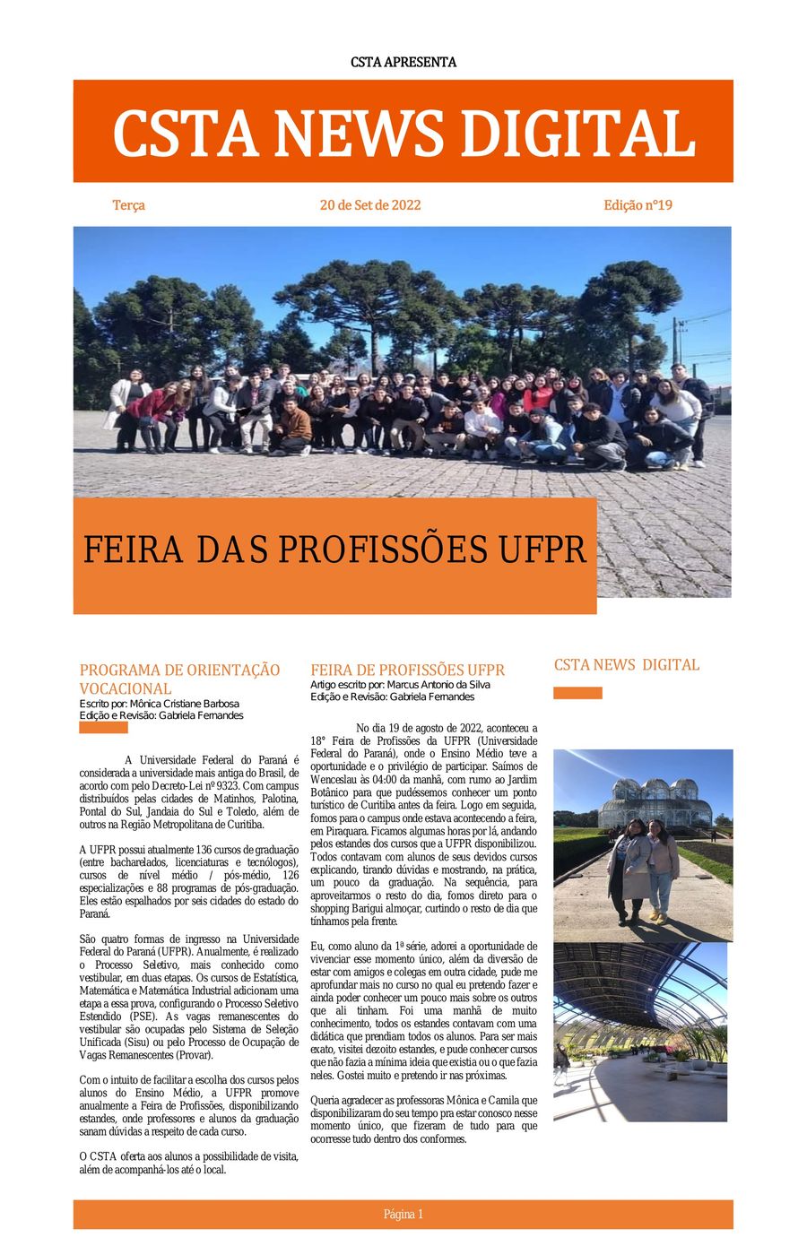 FEIRA DAS PROFISSÕES UFPR by Gabriela Fernandes - Flipsnack