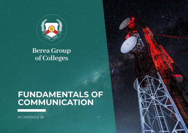 Fundamentals of Communication N1: Module 26 by E-Publishing