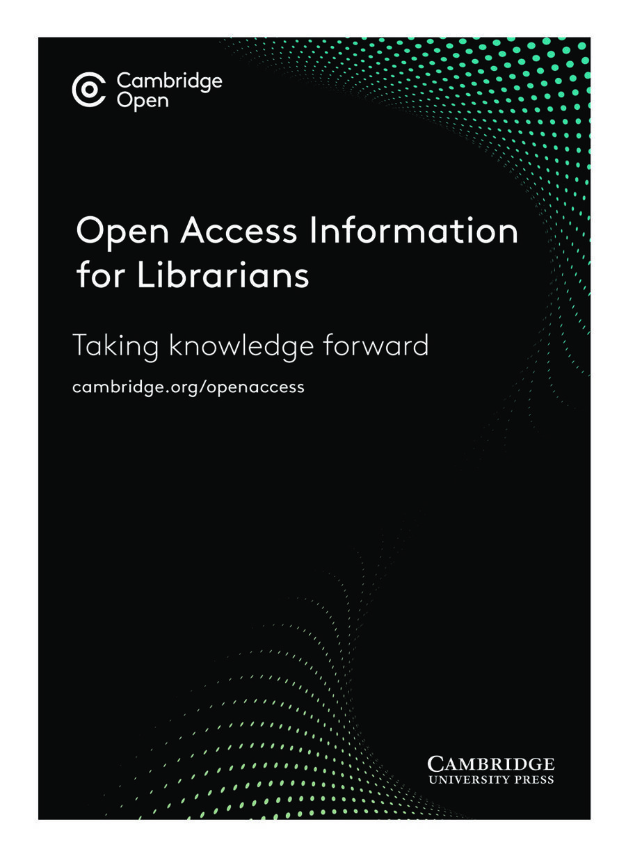 Cambridge Open Access leaflet for librarians by camjnls - Flipsnack