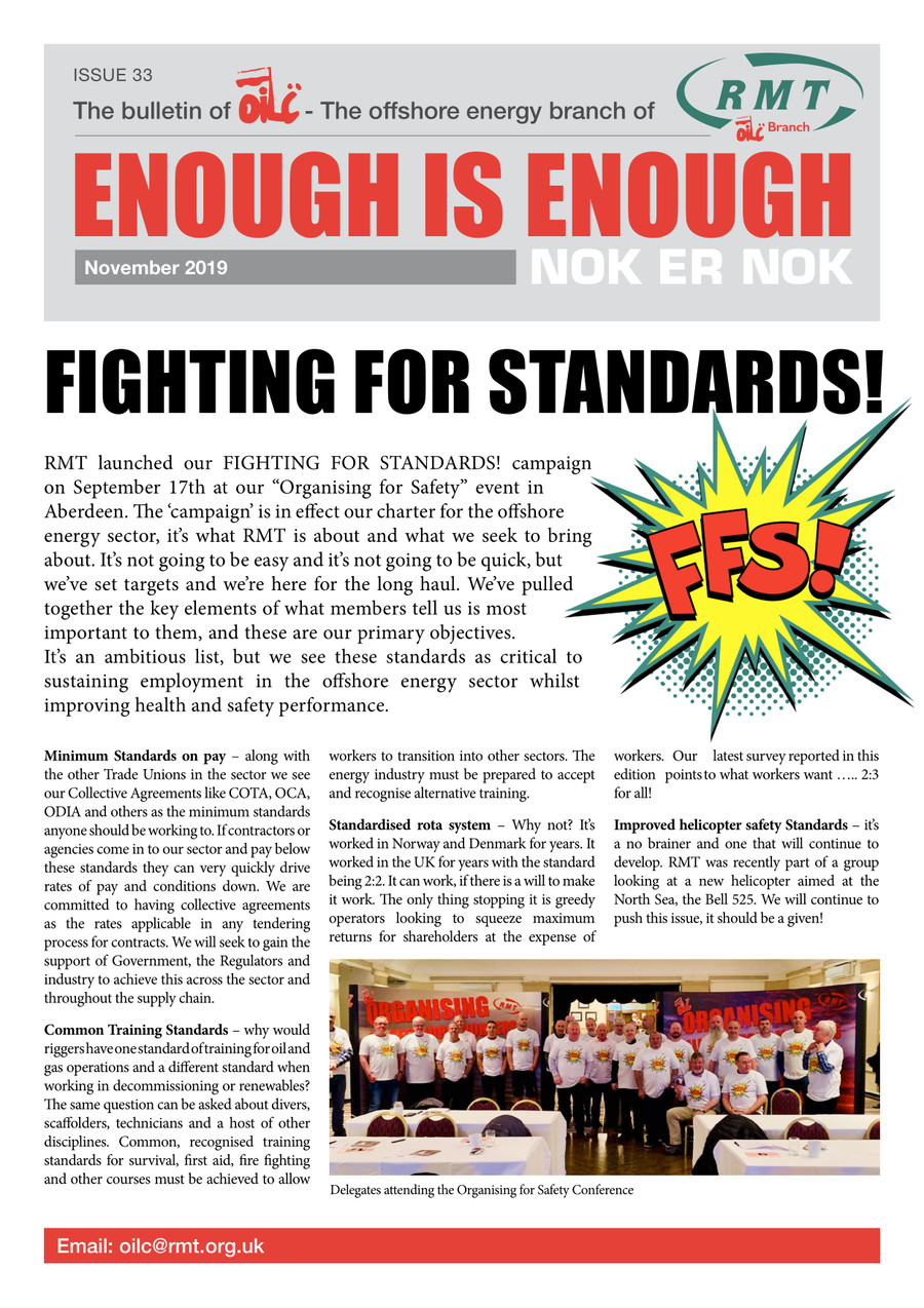 Enough is Enough news 33 November 2019 by John Smith - Flipsnack