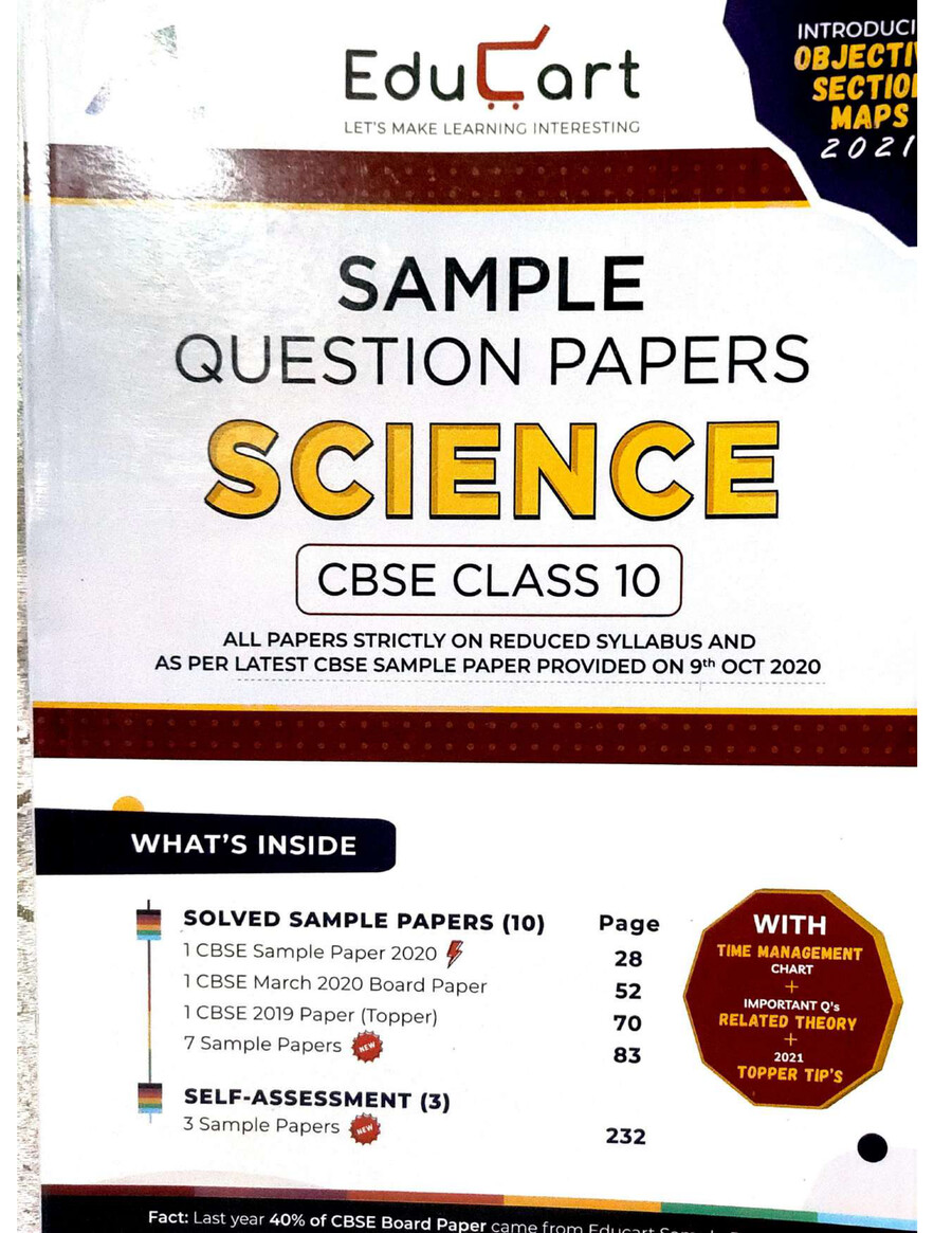 Educart Science Sample Question Paper by vibhu saaswath - Flipsnack