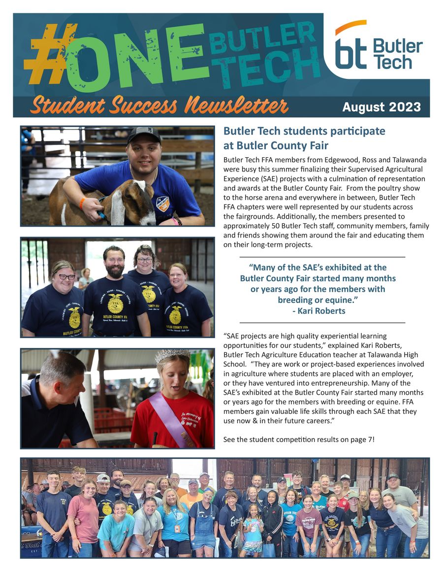 Butler Tech Student Success Newsletter - August 2023 by Butler Tech ...