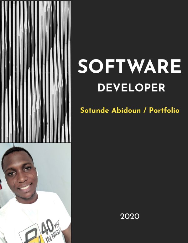 Sotunde Abiodun Portfolio by Sotunde Abiodun - Flipsnack