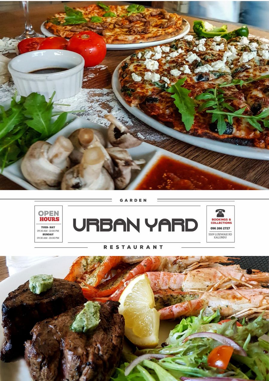URBAN YARD MENU by urbanyardzambia - Flipsnack
