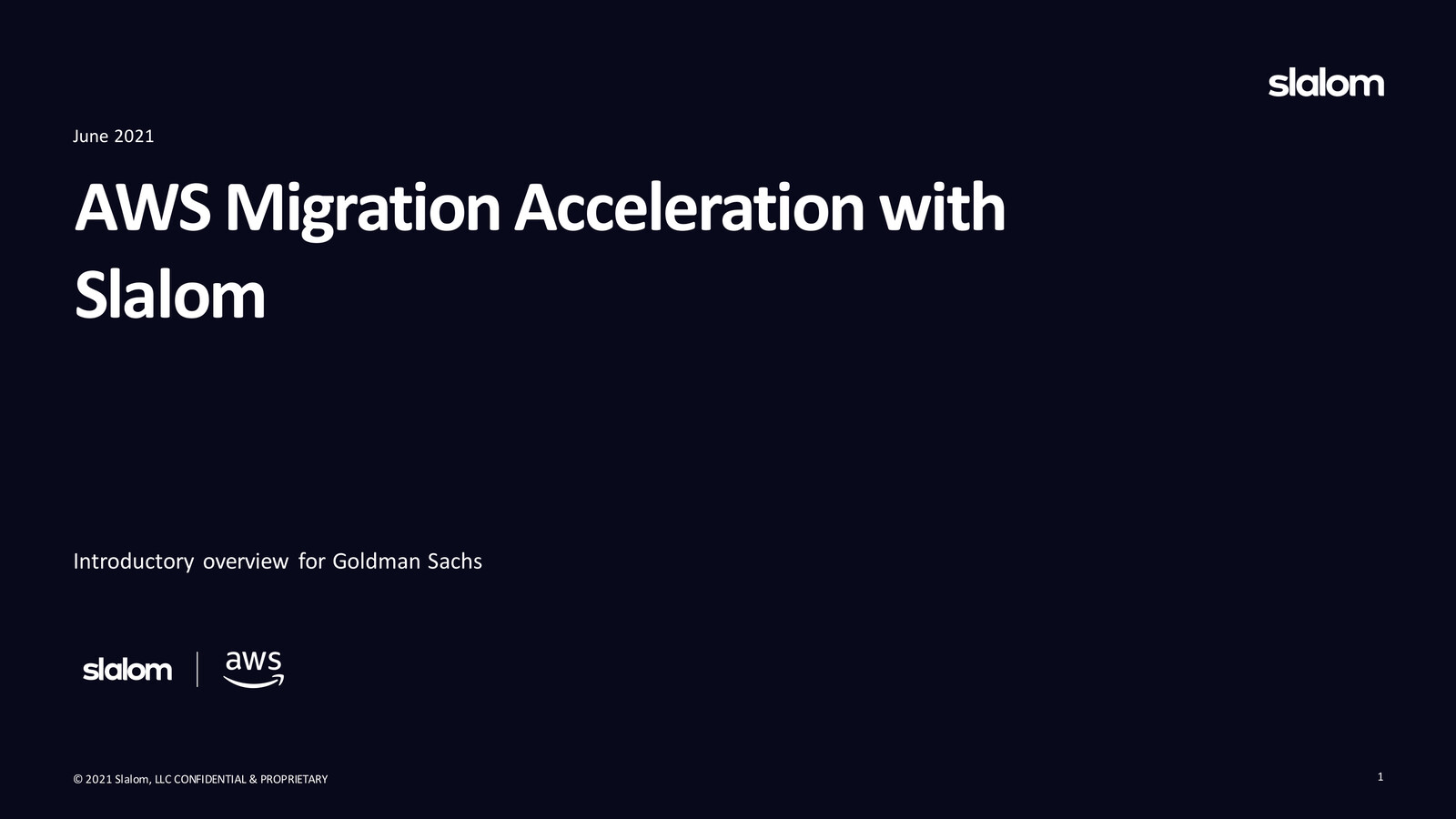 AWS Migration Acceleration with Slalom by Will Davies - Flipsnack