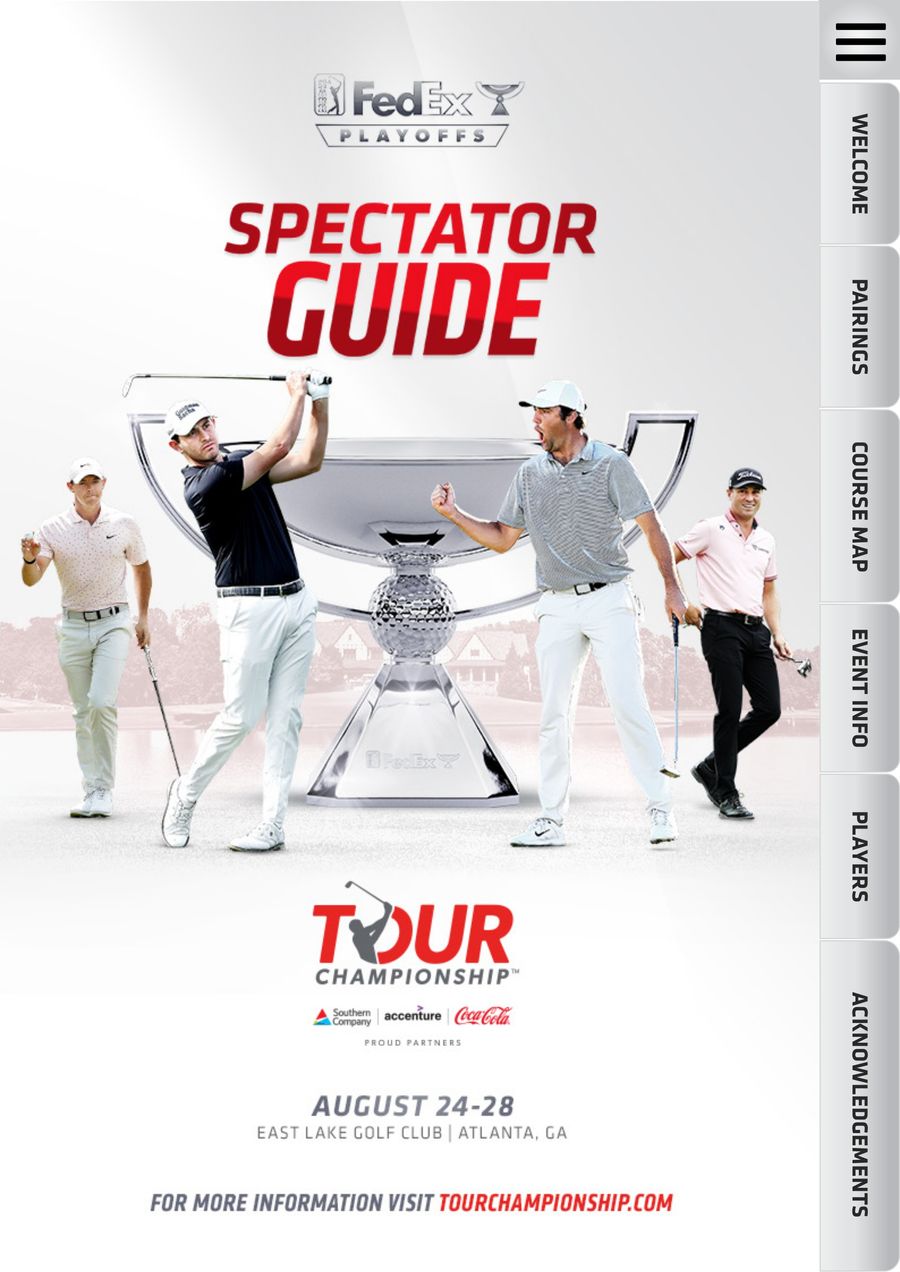 2022 TOUR Championship - Spectator Guide - Final Round by Becca Meyer ...