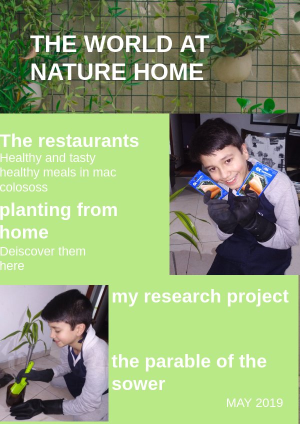 The world at nature home by Deya Rodriguez - Flipsnack