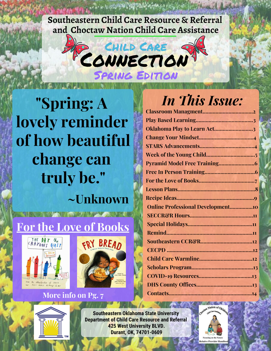 Child Care Connections Spring 2021 Newsletter by Lyndi Scarberry ...