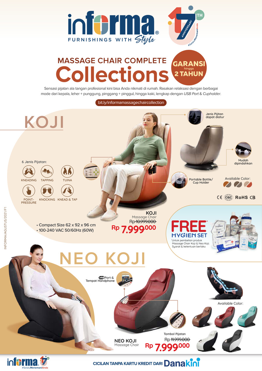 Informa_MASSAGE CHAIR COLLECTIONS_F1 by DM KLR - Flipsnack