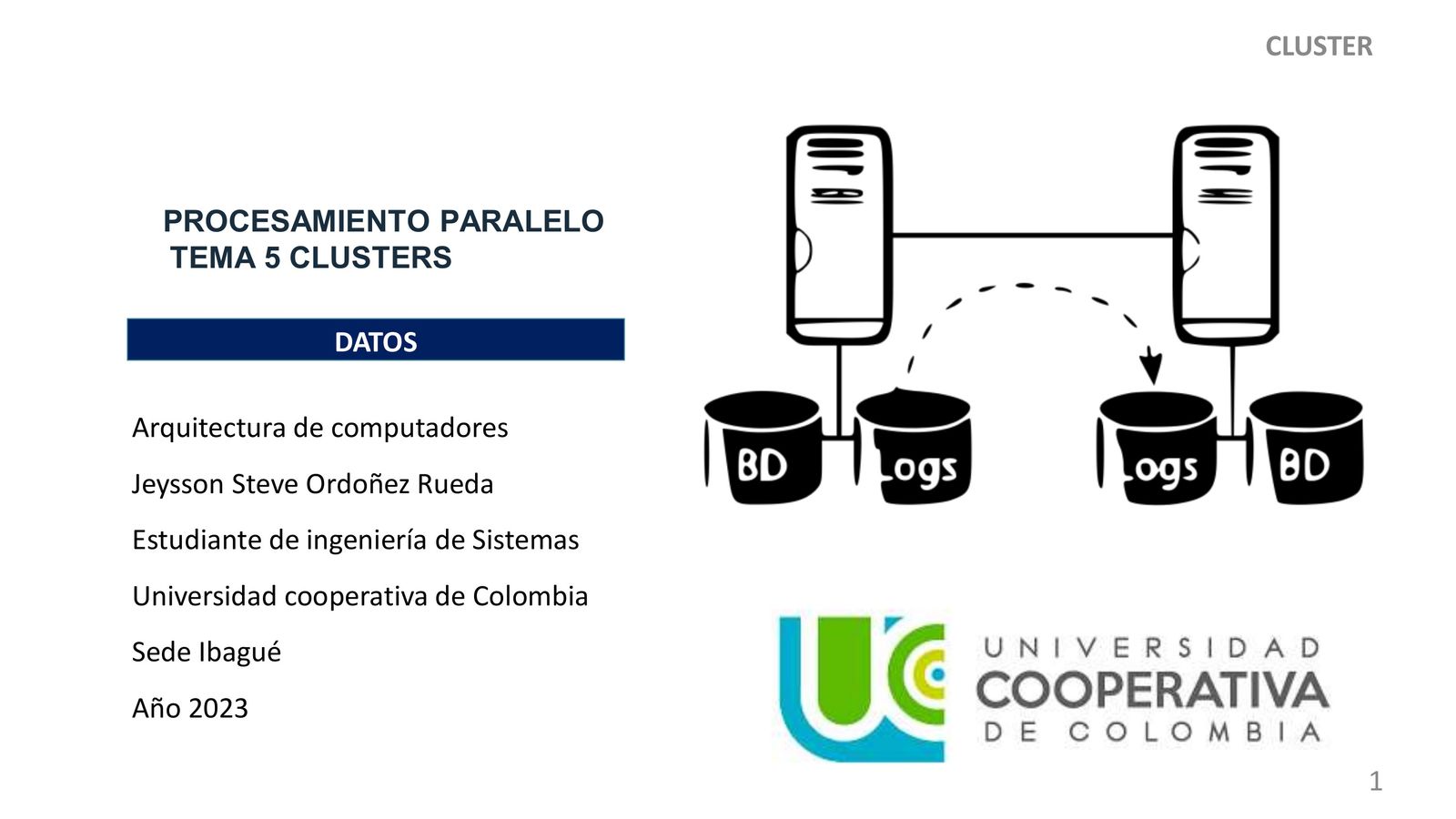 Presentacion Tema 5 Cluster by Andres Urueña - Flipsnack