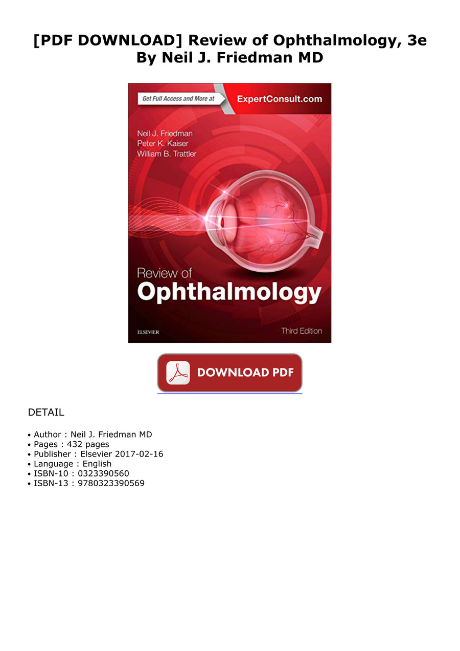 [PDF DOWNLOAD] Review of Ophthalmology, 3e By Neil J. Friedm by ...