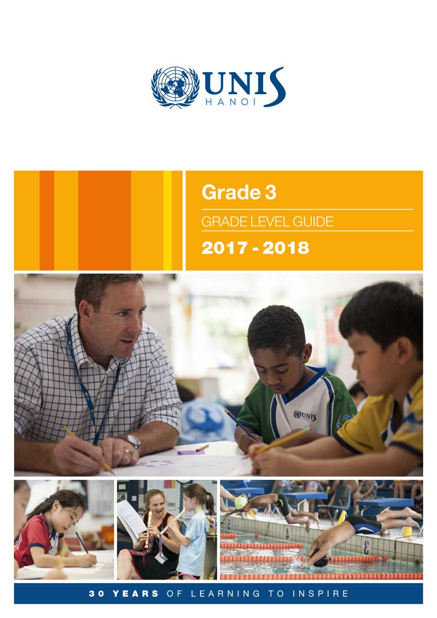 Grade 3 Curriculum Guide 2017-2018 by UNIS Hanoi - Flipsnack