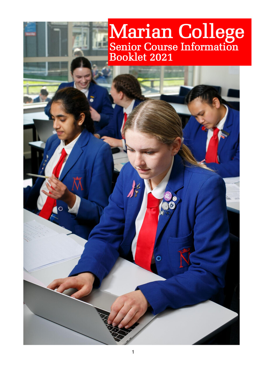 Course Information Booklet 2021 by terryv - Flipsnack