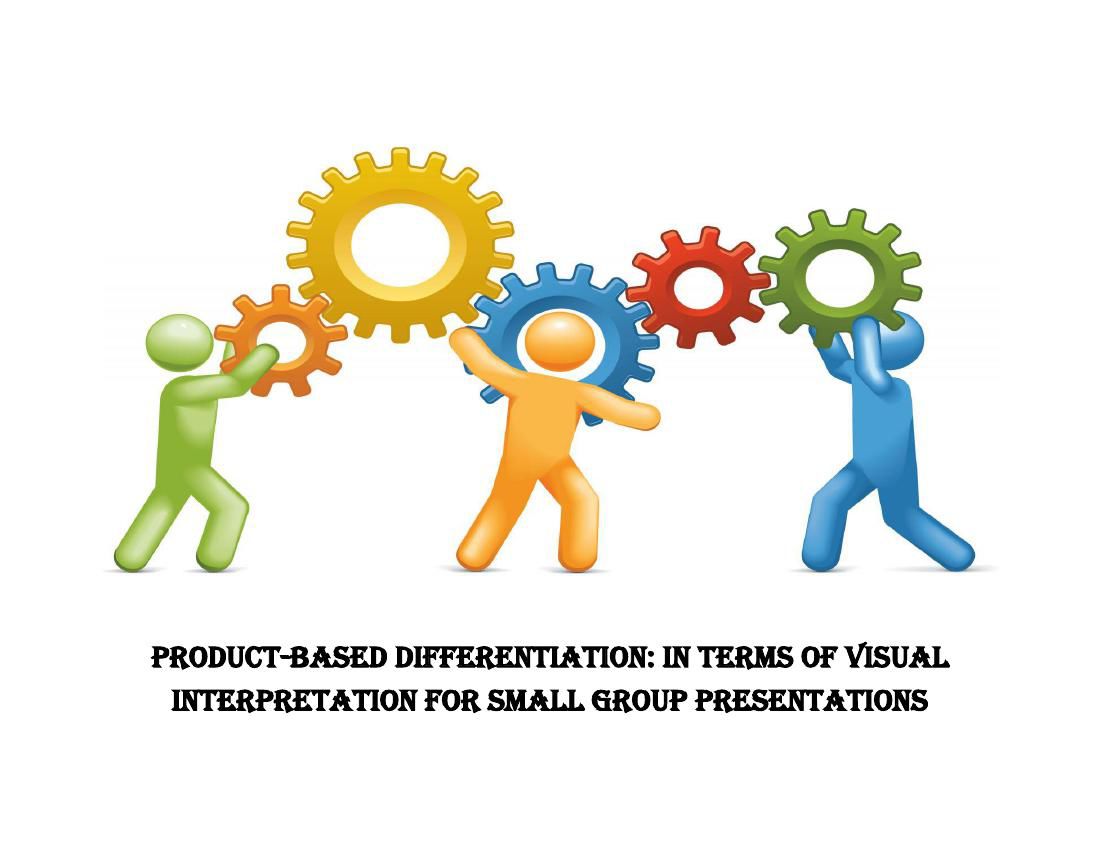 Product based differentiation - visual interpretation by Carlos Murrell ...