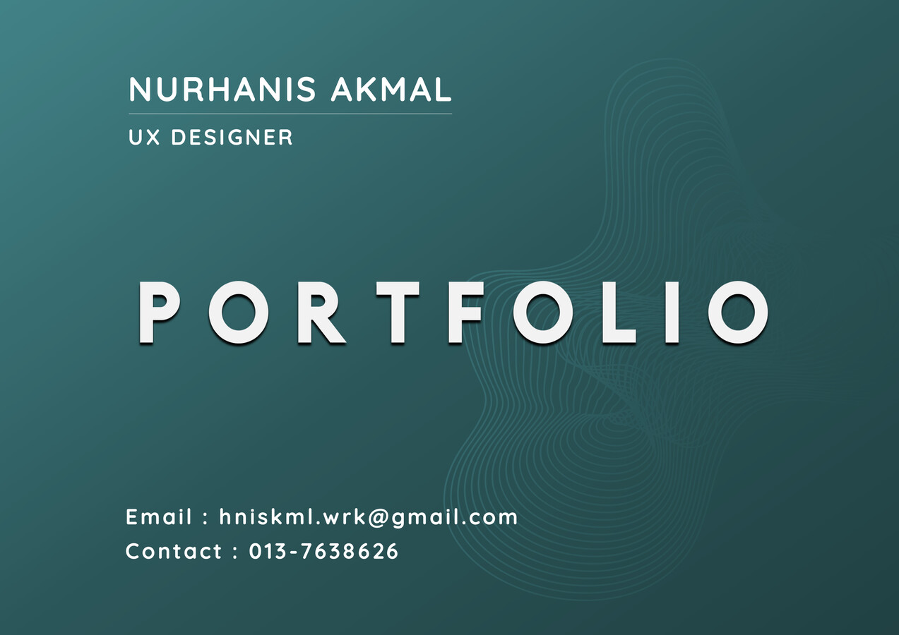 PORTFOLIO UX HANISKML 2020 LATEST by hanis akmal - Flipsnack