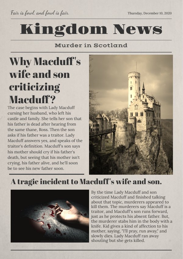 G12_Macbeth(Act 4)_Newspaper_Eugene Lee by Eugene Lee - Flipsnack