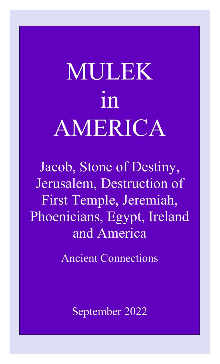 Mulek in America / Ancient Connections by PHOENICIA 600 BC - Flipsnack