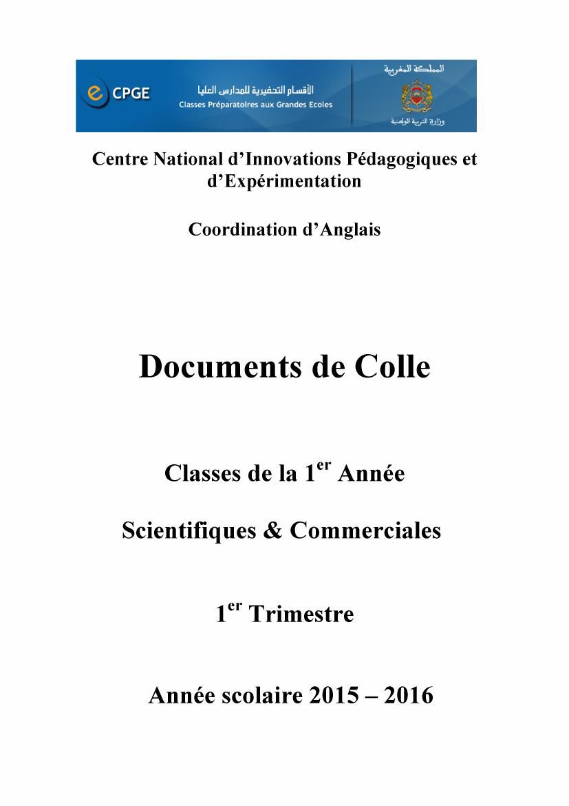 A student's Colle Book Sample by Mr. tarik Boussetta by Tarik Boussetta ...