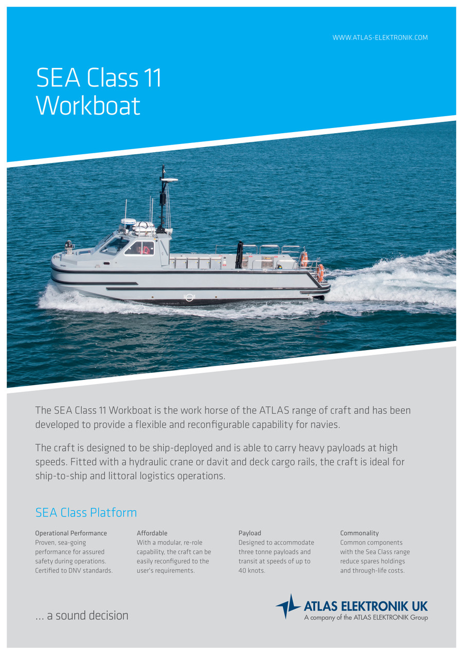 SEA Class 11 Workboat Data Sheet by AEUK - Flipsnack