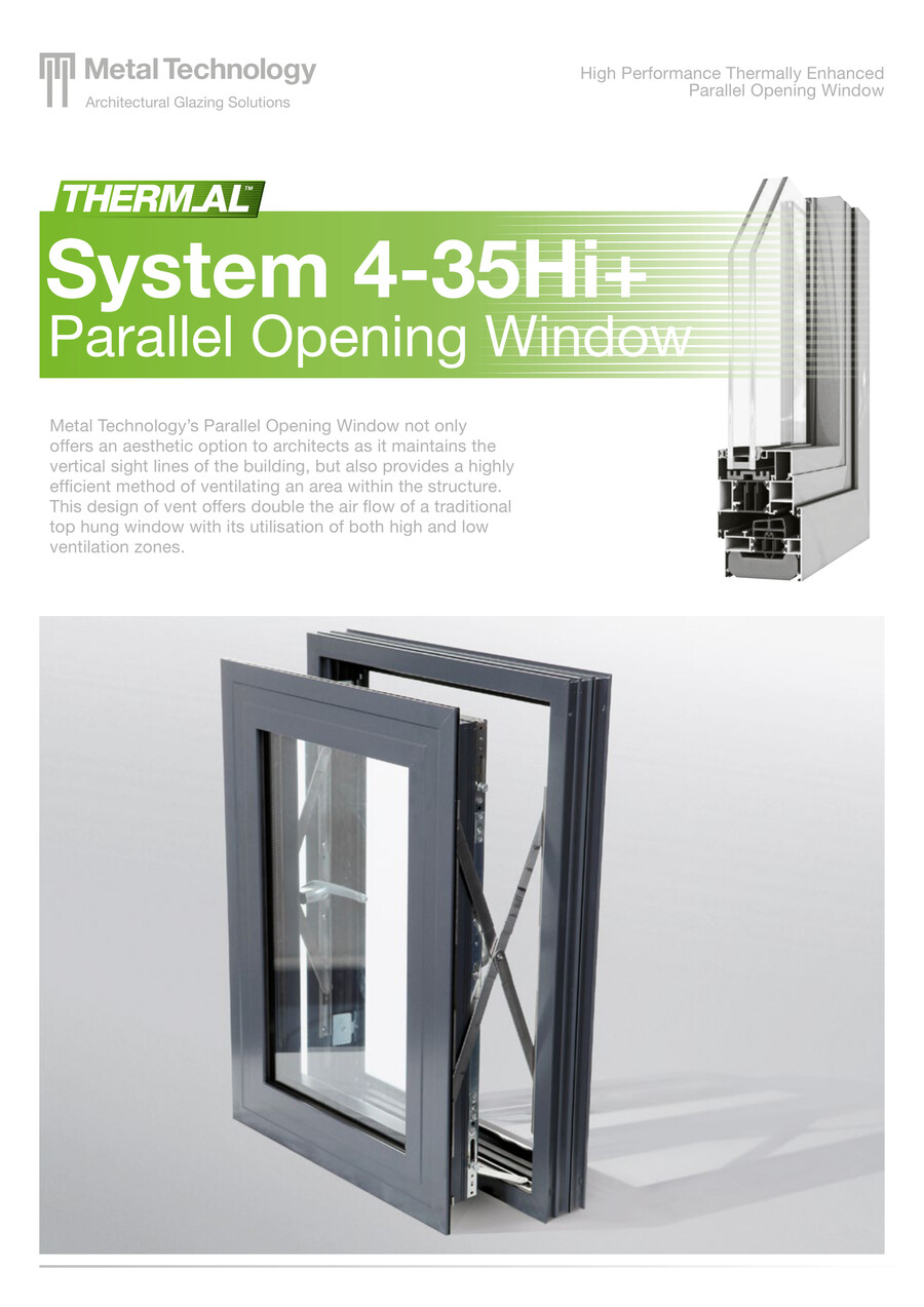 MetalTechnology-Brochure_Parallel_Opening_Window by Chris - Flipsnack