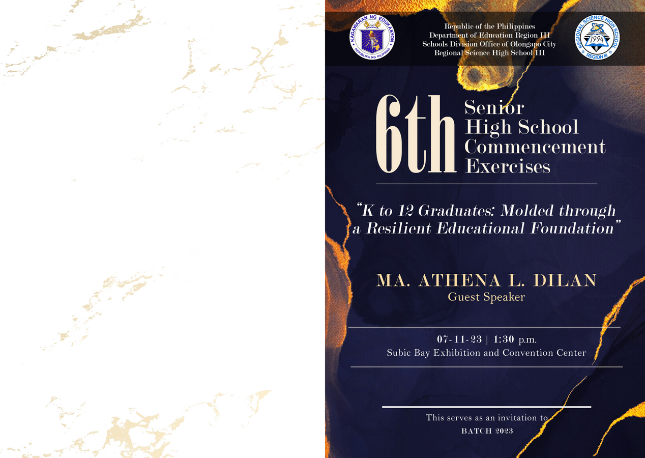 6th Senior High School Commencement Exercises by Kimberly Miraflor ...